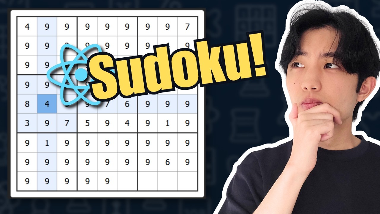 Build an Interactive Sudoku Game with React JS - Step By Step!