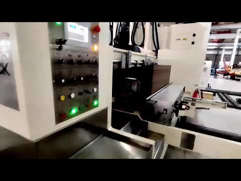 38x100 Flexo Folder Gluer, available with Valco Glue system, Fatek or Allen Bradley PLC control