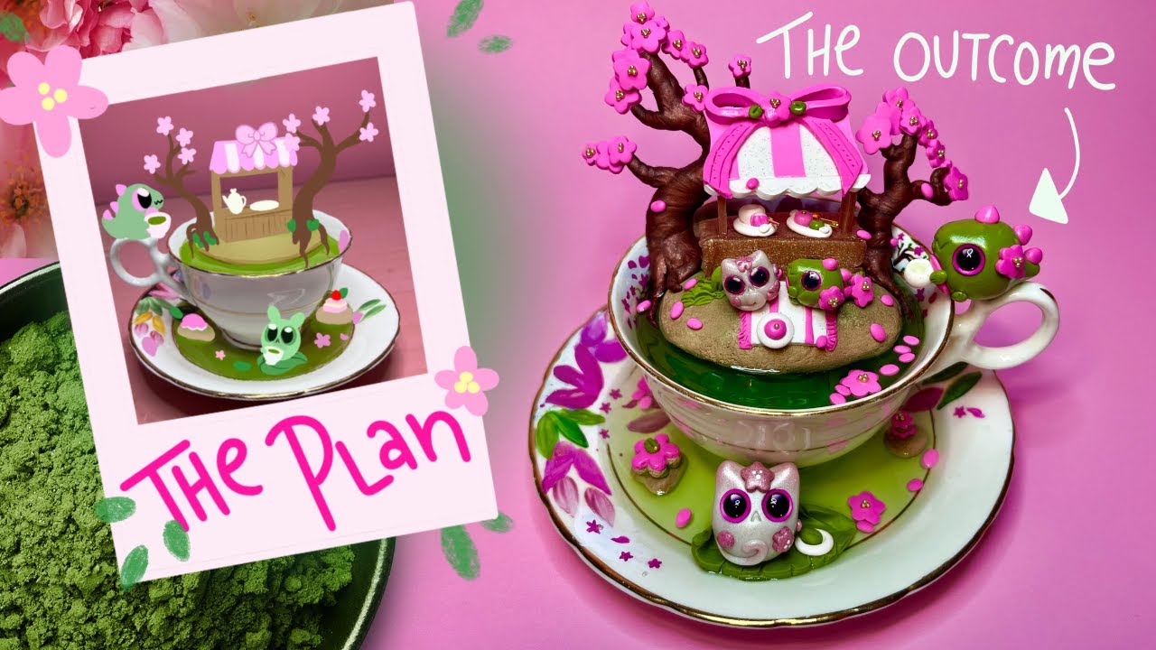 I Made The Worlds Tiniest Tea Party 🌸🌿