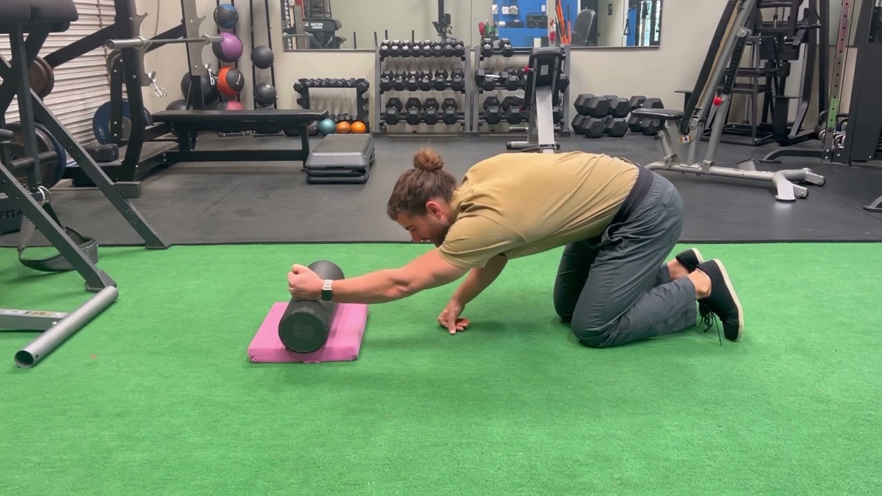 Quadruped Foam Roller Shoulder Flexion