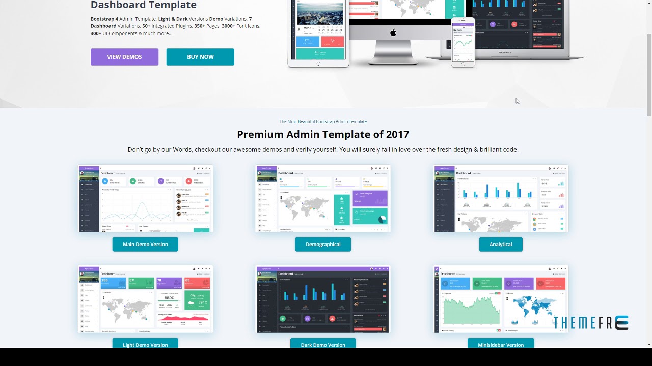 A Pro - Responsive Bootstrap 4 Admin Template, Dashboard and WebApp T