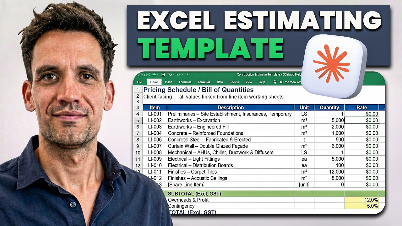 Build Your Own Excel Estimating Template (with Claude AI)