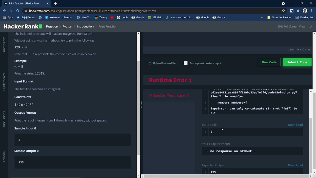 HackerRank Python Problem No4 || Strings