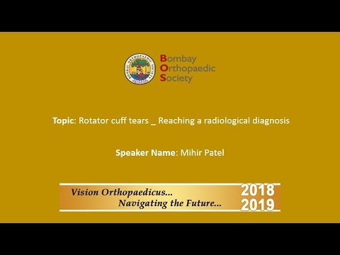 Rotator cuff tears_Reaching a radiological diagnosis By Dr. Mihir Patel