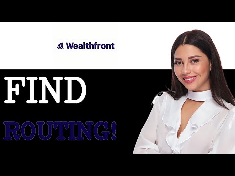 How To Get Wealthfront Routing Number (2025)