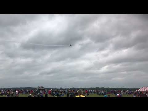 U.S. Air Force Thunderbirds perform over Willow Run Airport in Ypsilanti
