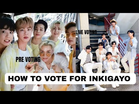 How To Vote For Inkigayo For BTS Members|| Linc And Higher App Guide