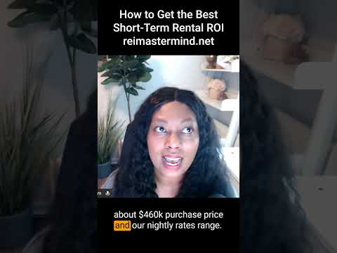 How to Get the Best Short-Term Rental ROI #shorts
