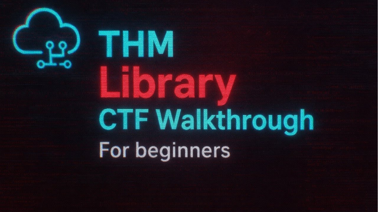 TryHackMe Library — Walkthrough For beginners