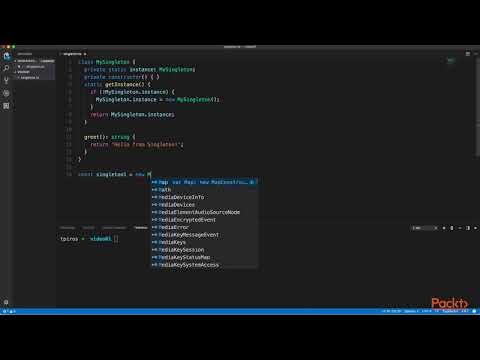 Learn Mastering TypeScript Programming Techniques Implement the Singleton Pattern| packtpub com ...