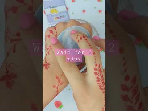 How to make bts /bt21 temporary tattoo at home #subscribe #art #viral #temparorytattoo