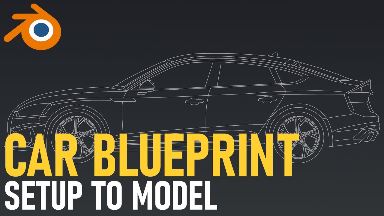 The Perfect Car Blueprints Setup in Blender