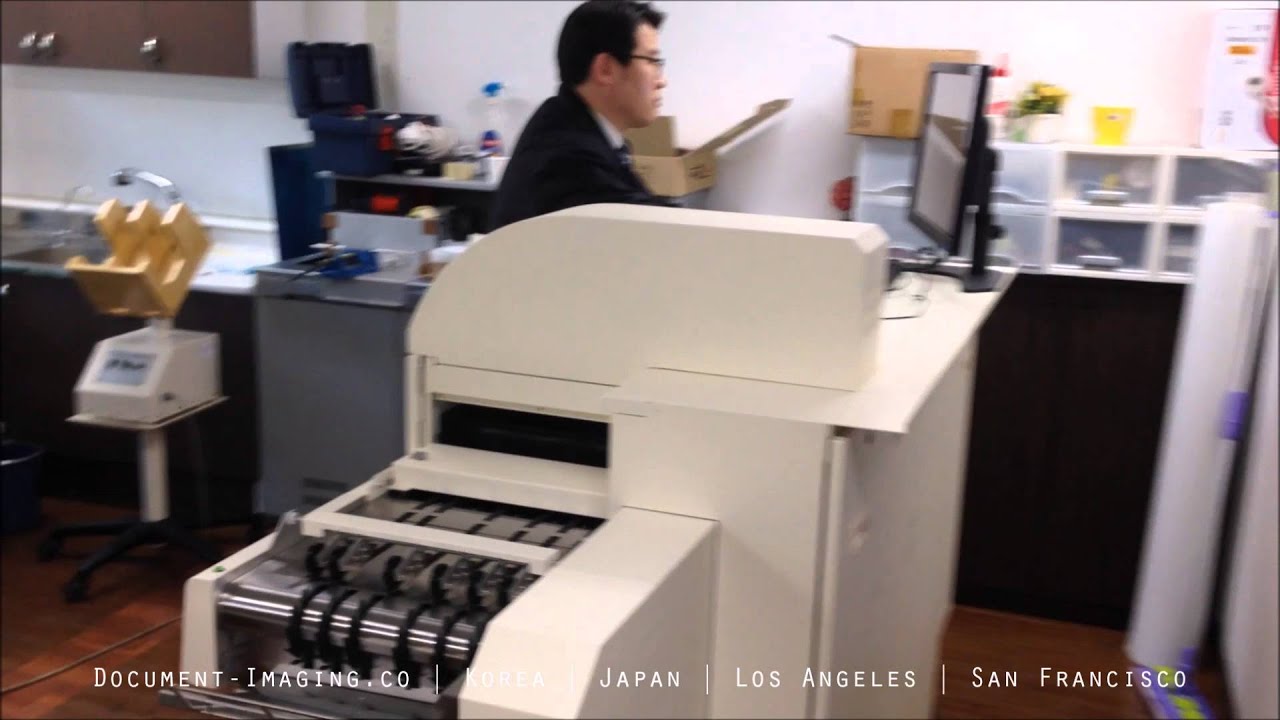 Document Imaging & Scanning: Worlds Fastest Scanner Los Angeles Japan Korea