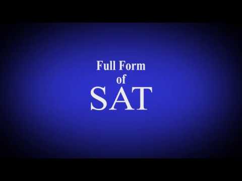 Full form of SAT