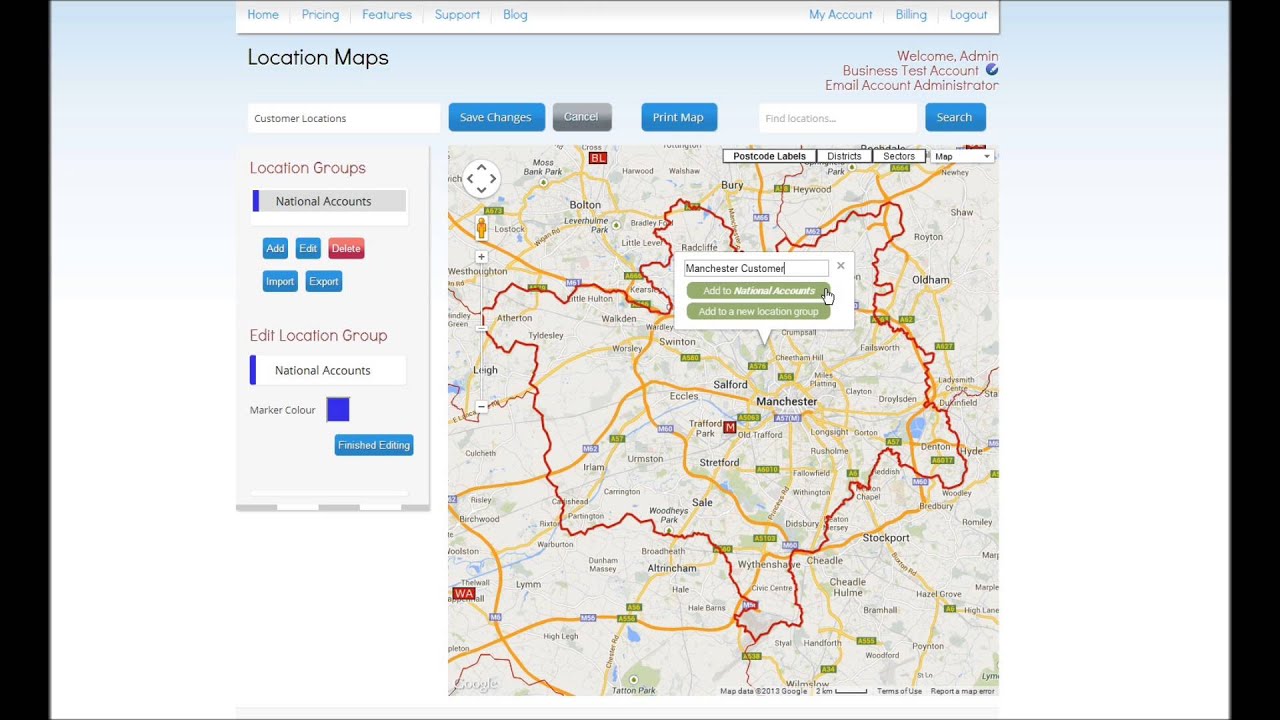 04 MapSpace Create a location map