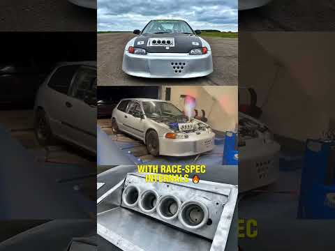 Insane Horsepower from Budget 4-Cylinder Engines 😱 #jdm #japan #honda #kseries #k #shorts #fyp