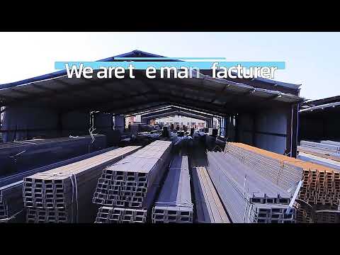 Structural Steel-H Beam U Channel Steel