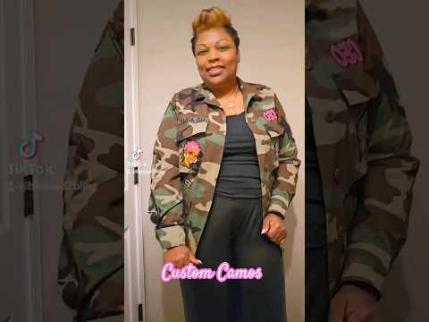Pretty in Pink💝 Custom Camo Jacket by Blessed 2 Bling 💎