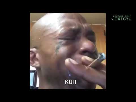 Black Man Cries Over Weed old meme