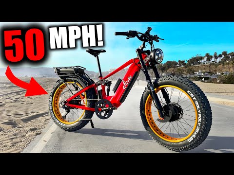 This 50 MPH Ebike is INSANE! E-Cells Monstar Review