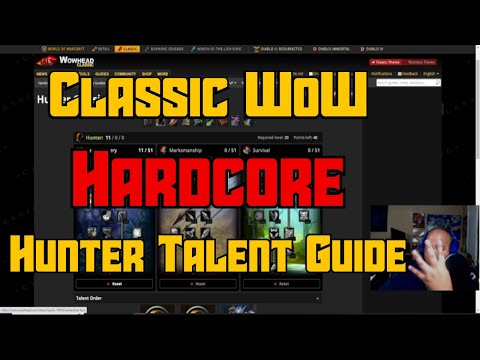 Classic WoW Hardcore Hunter Talent Guide