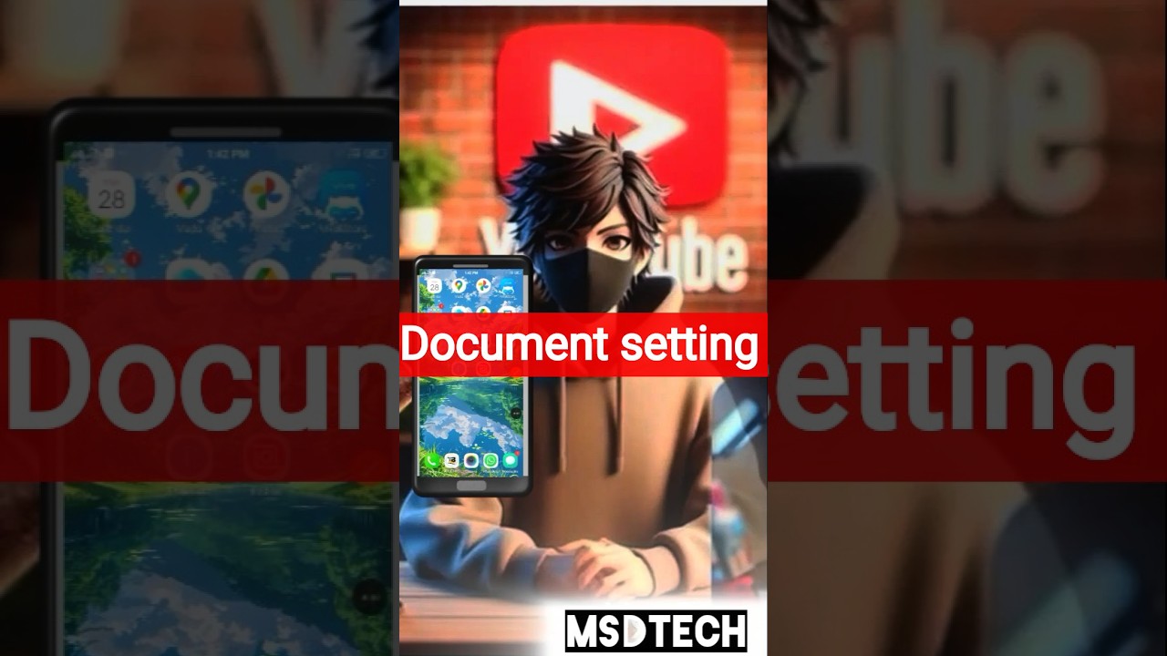 Document setting file manger #document 😅