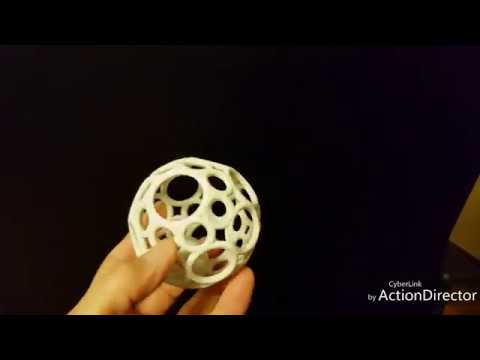 Free STL file Spherical cage with ball・3D printable model to download・Cults