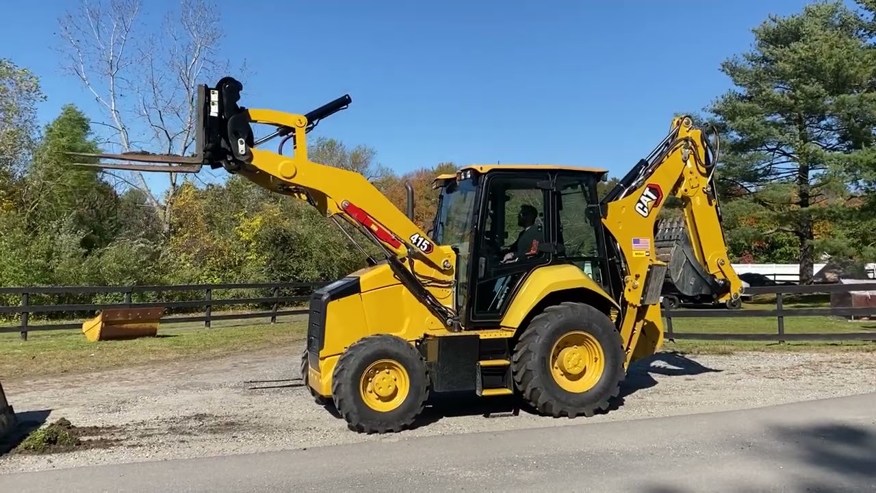 2022 CAT 415 LOADER BACKHOE!