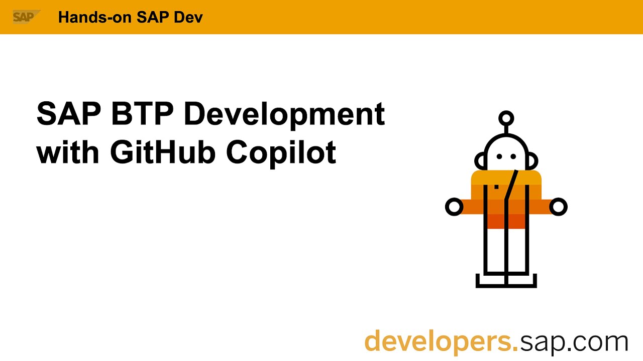 #SAPBTP Development with GitHub Copilot