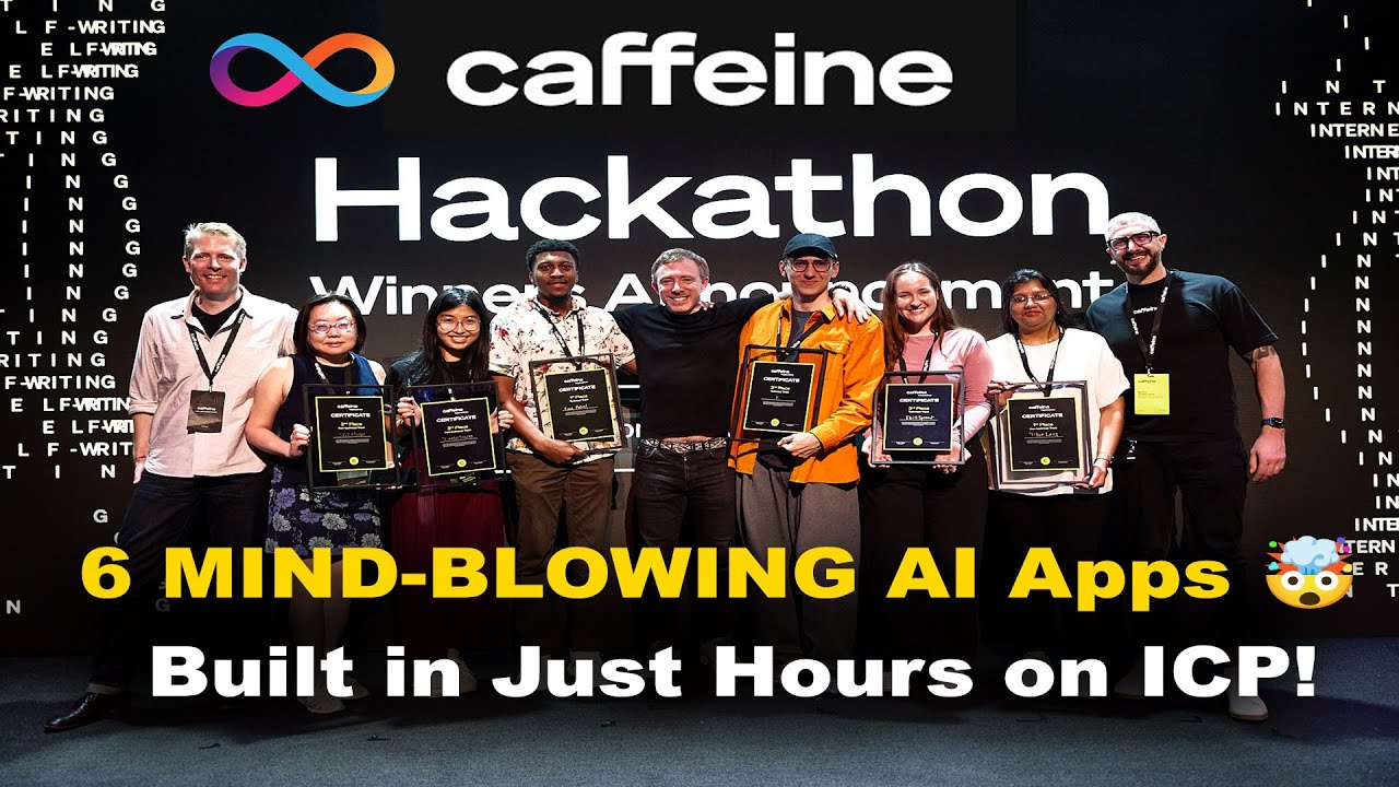 6 INSANE Apps Built by Caffeine.AI on ICP — Hackathon Winners REVEALED in San Francisco!