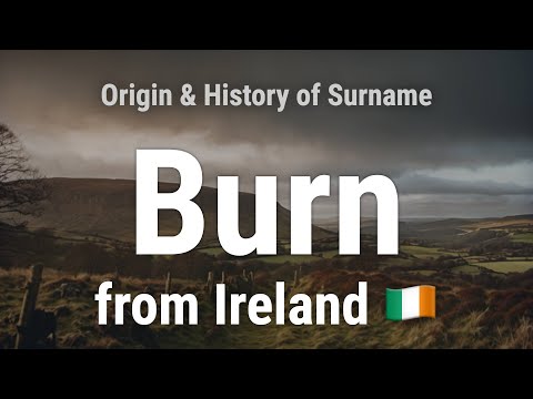 Burn from Ireland ๐ฎ๐ช - Meaning, Origin, History & Migration Routes of Surname