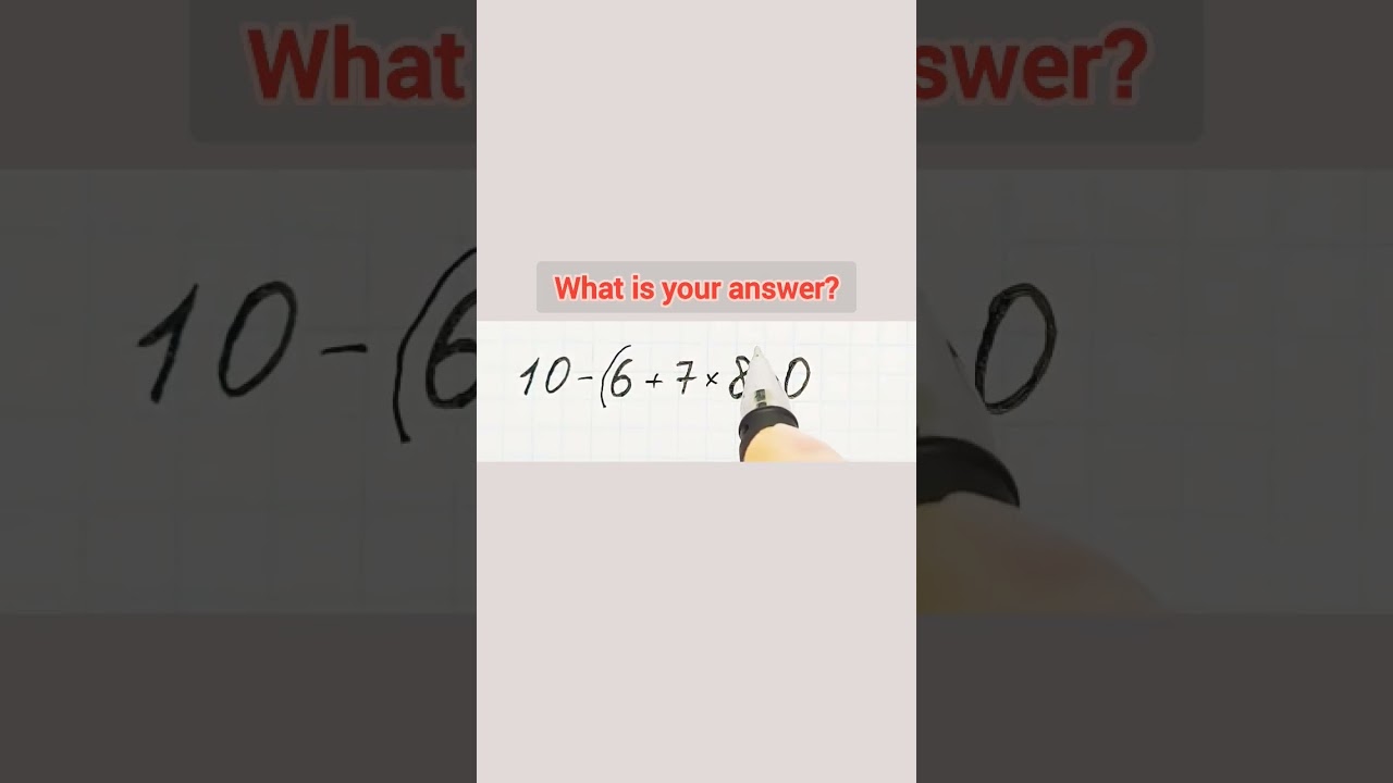 Math simple question #mathhack #mathstricks #mathpuzzle #logic #mathchallenge