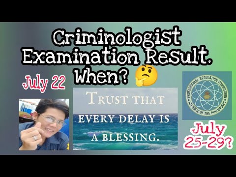 Criminologist Licensure Examination Result