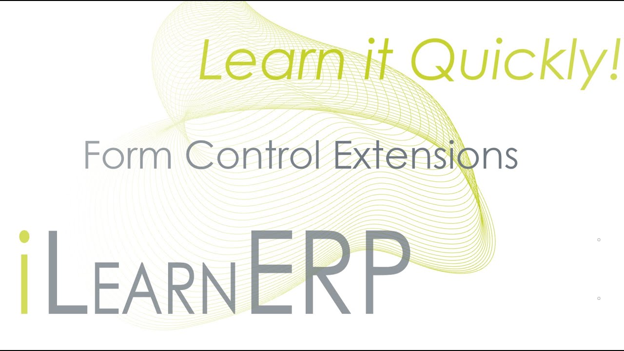 Learn it Quickly -  Form Control Extensions