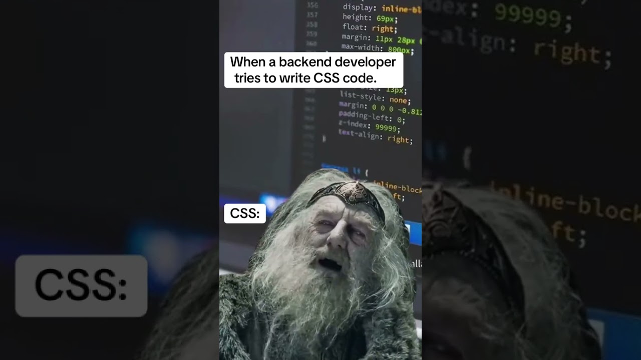 Backend Devs Try CSS and This Happens!