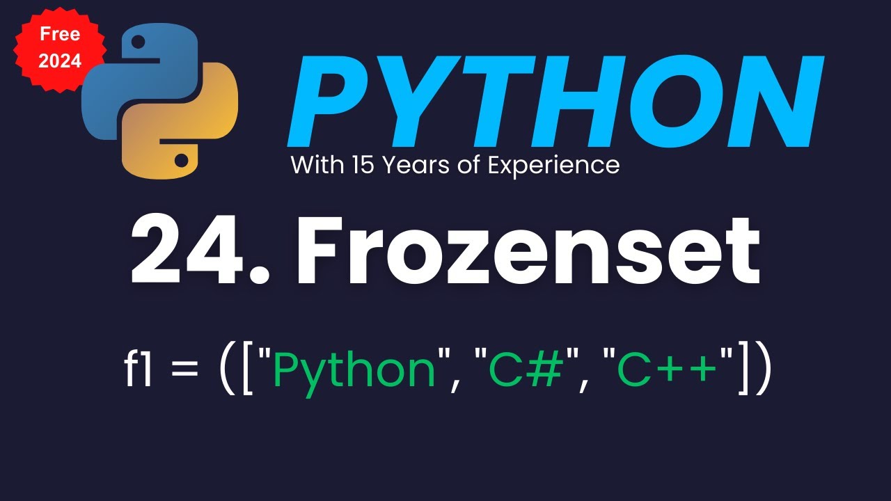 Python Frozenset | Frozenset built-in function