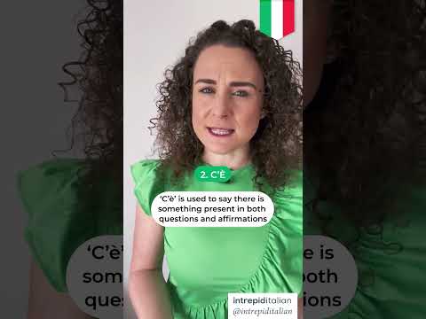 Ce, C'è, and Cioè: What's the difference?