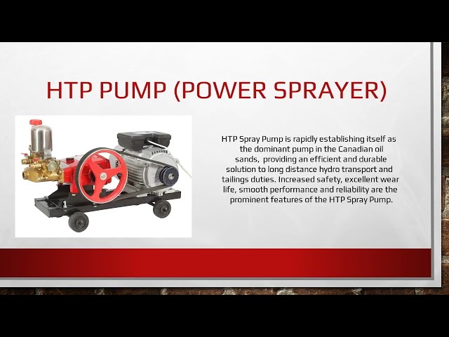 Htp Spray Pump - 7 Hp HTP Power Sprayer Trader - Wholesaler ...
