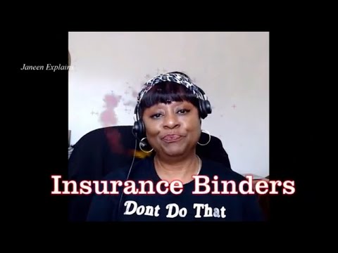 What is an Insurance Binder