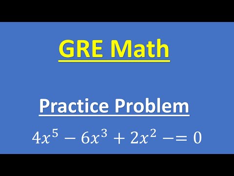 GRE Math Practice Problem