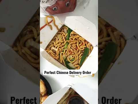 The Perfect Chinese Delivery Order #shorts #chinesefood