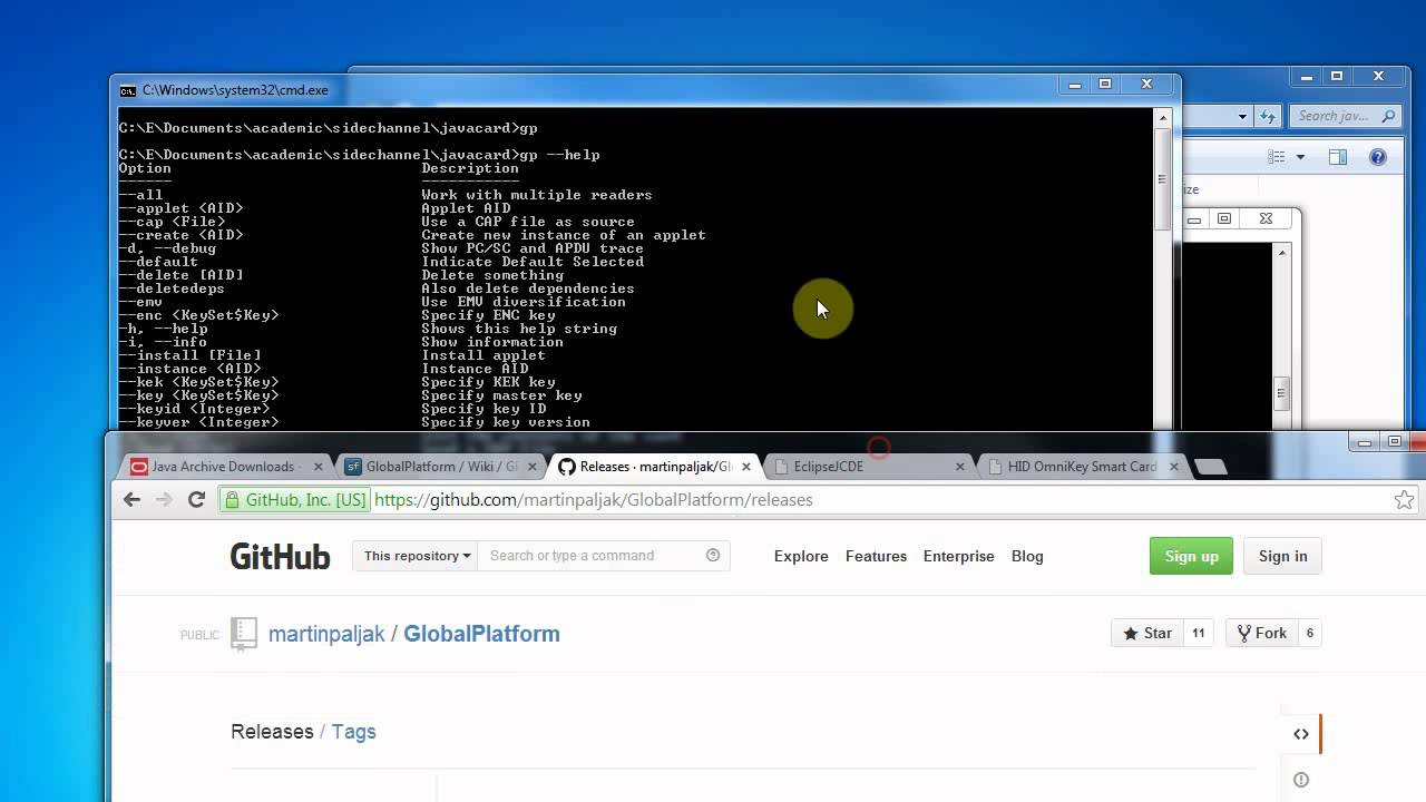 Developing on Java Card JCOP Hardware Tutorial w/ Python