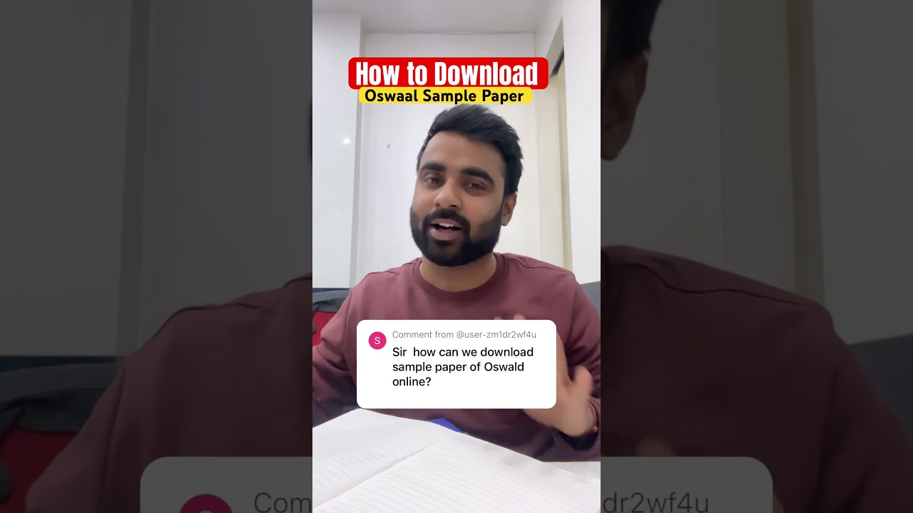 How to Download Oswaal Sample Paper #samplepaper #class10th