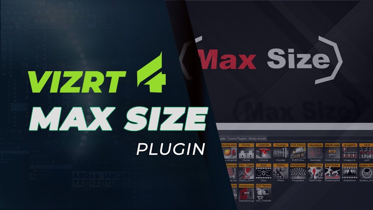 Vizrt 4 Max Size Plugin Tutorial