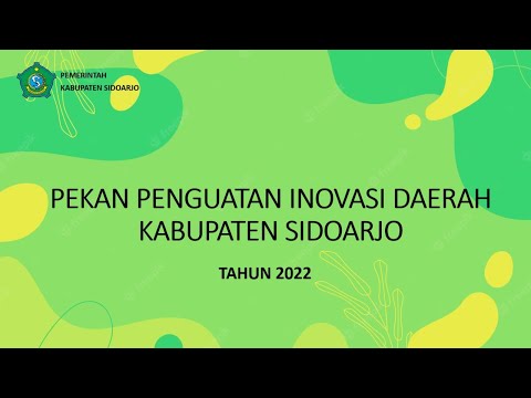 LIVE - SOSIALISASI PENGUKURAN INDEKS INOVASI DAERAH KABUPATEN SIDOARJO Tahun 2022