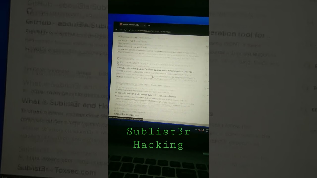 Sublist3r,GitHub,hacking for use