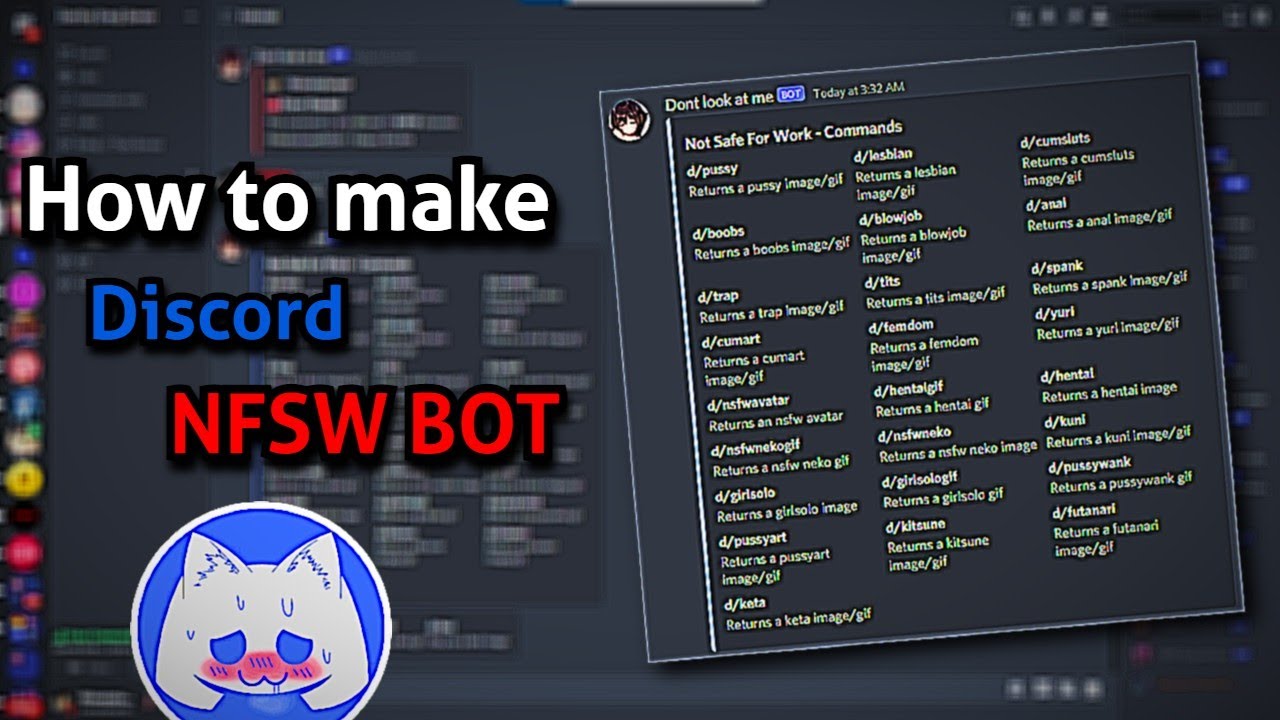 How to make NFSW Discord BOT | Neko.life | Repl