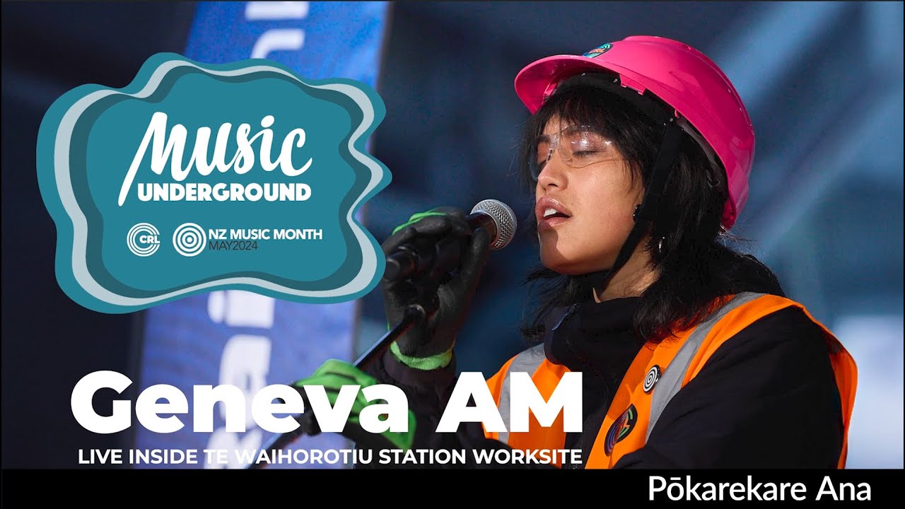 NZ Music Month launched underground at Auckland's City Rail Link
