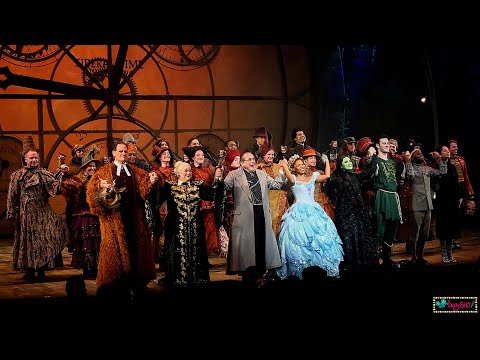 Brittney Johnson full-time Glinda & Sharon Sachs Broadway debut - Wicked Curtain Call 2/14/22