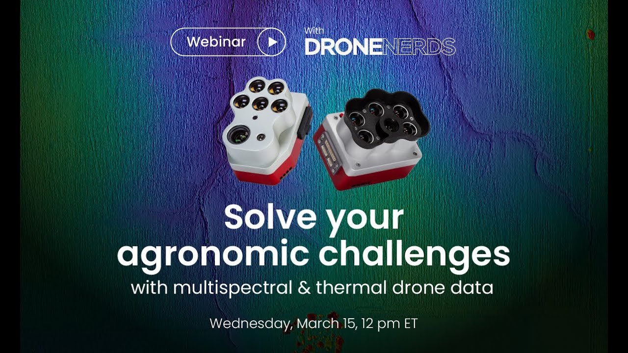 Solve your agronomic challenges with multispectral and thermal drone data